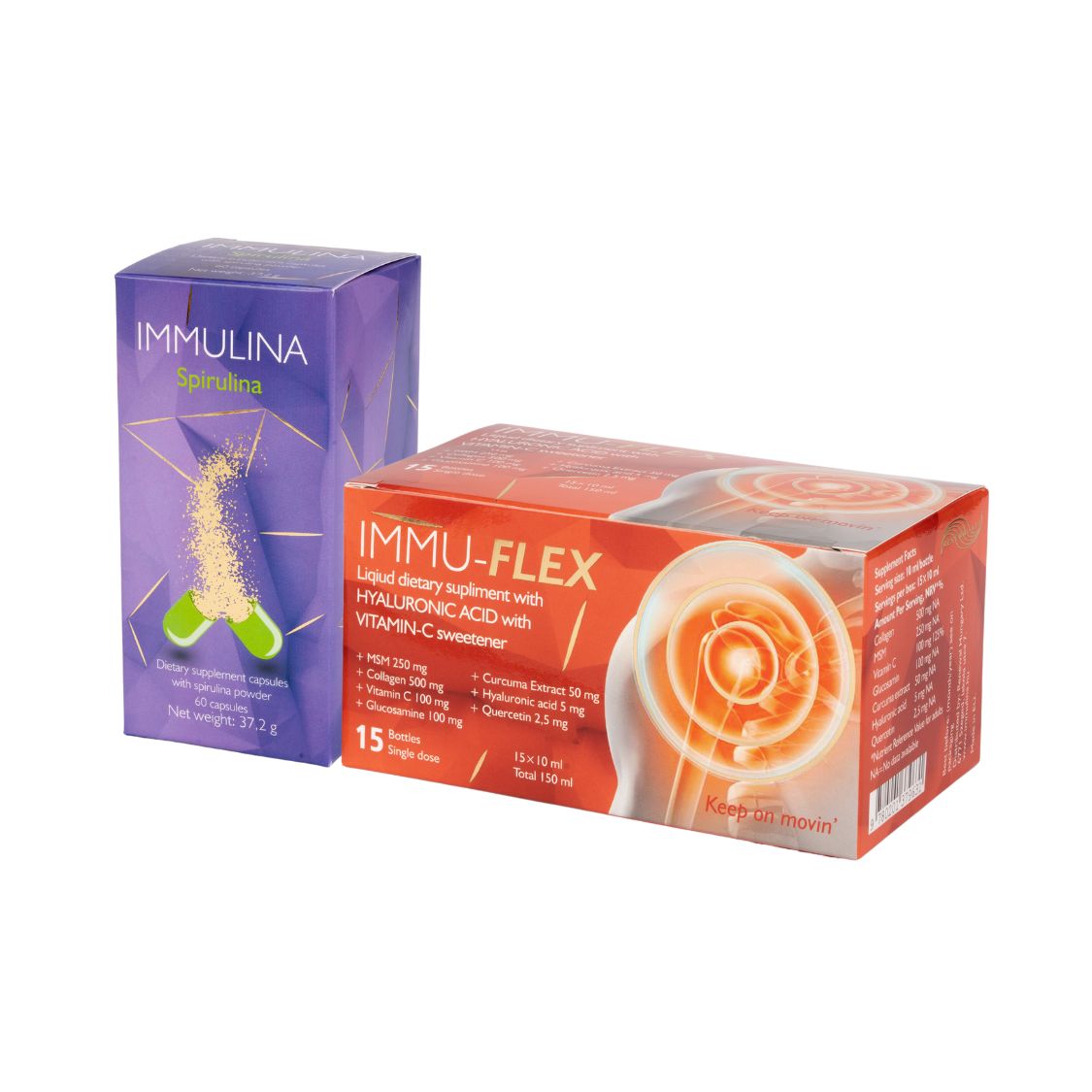 Immulina Spirulina + Immu-Flex - Renewal Webshop
